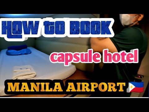 Manila airport - capsule hotel / HOW TO BOOK AND PAY