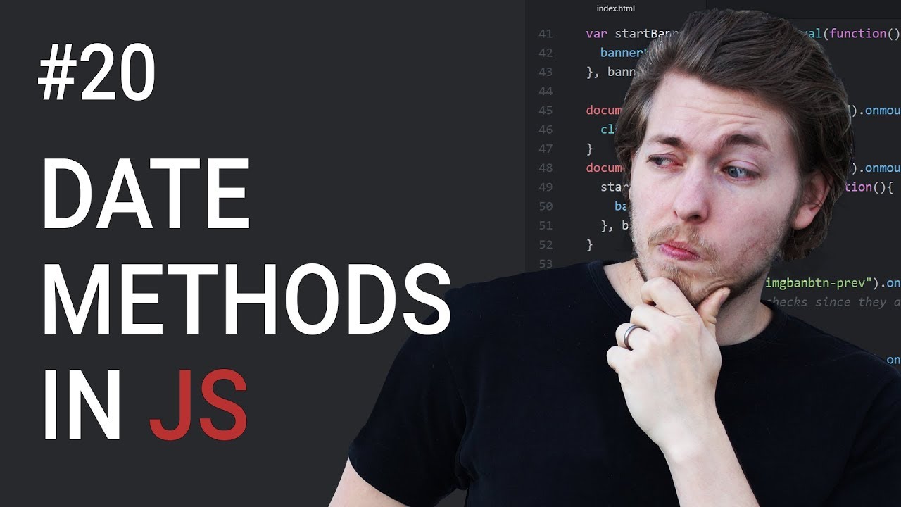 20: Date methods in JavaScript - Learn JavaScript front-end programming