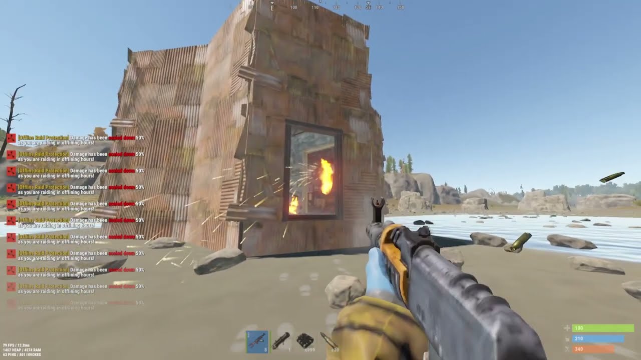 Global Offline Raid Protection - Rust Plugin