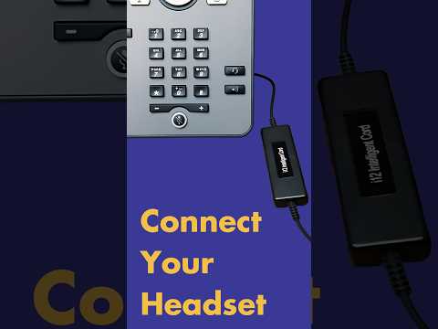 Intelligent Cord Tutorial Setup - Hook up to Desk Telephone Direct Connect Headsets