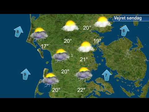 Vejret søndag den 9. maj 2021