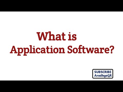 What is Application Software|Define Application Software|Simplenotes|@CompBookAradhya