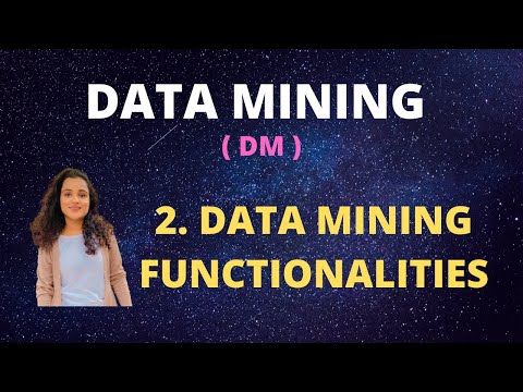 #2 Data Mining Functionalities |DM|