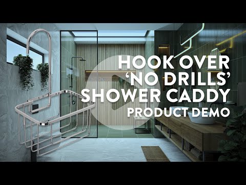 Croydex Easy Fit Shower Riser Rail Soap Basket