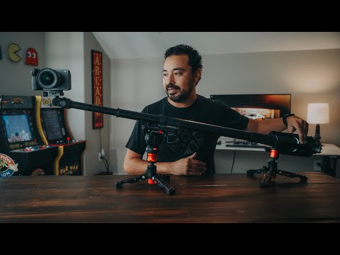 Motorized Camera Slider, Monopod and Jib