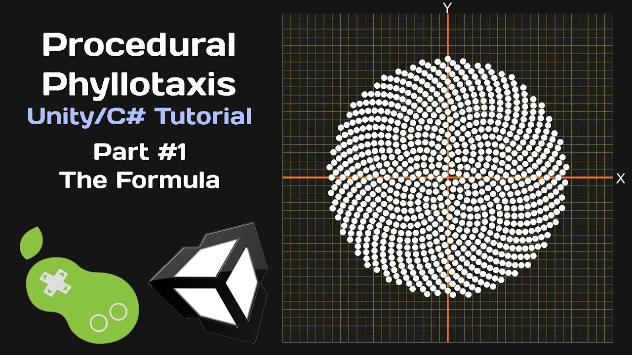 Procedural Phyllotaxis - Unity/C# Tutorial [Part 1 - The Formula]