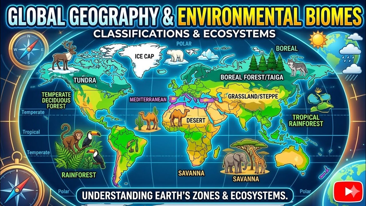 Global Geographic Classifications and Environmental Biomes