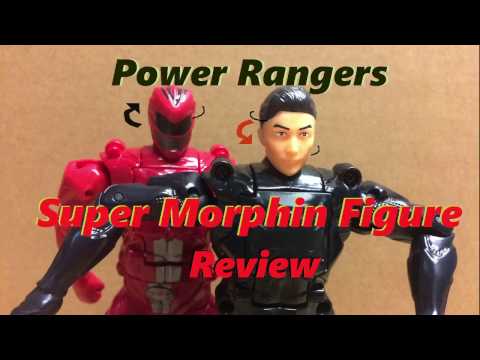 Power Rangers Movie 2017 Super Morphin Figures Toy Review