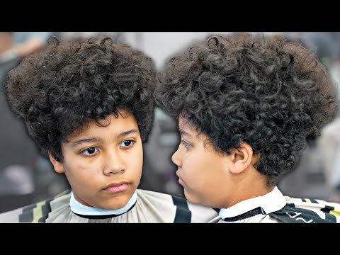 NEW TRIMMERS ALERT! HAIRCUT TUTORIAL: CONTOUR FADE CURLY TOP HIGH TOP