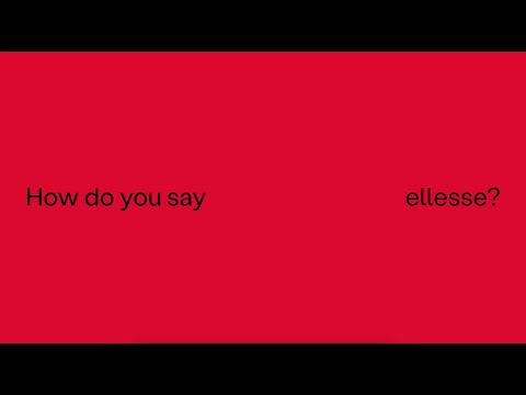 How do you say ellesse?