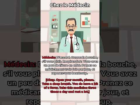 French Conversation Practice: Chez le Médecin #shorts