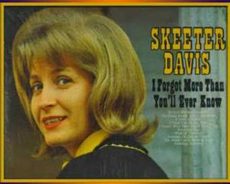 SKEETER DAVIS: Una gran voz y maestra en armonias. | Country Music Station