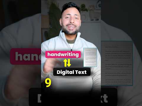 Convert handwritten text to Digital Text And Text to Handwriting #techshorts