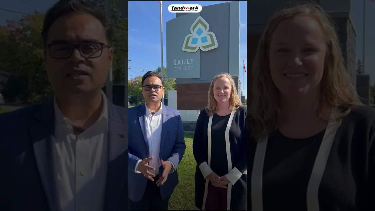 Our Managing Director Mr. Jasmeet Singh Bhatia, Landmark Immigration Visited Sault College