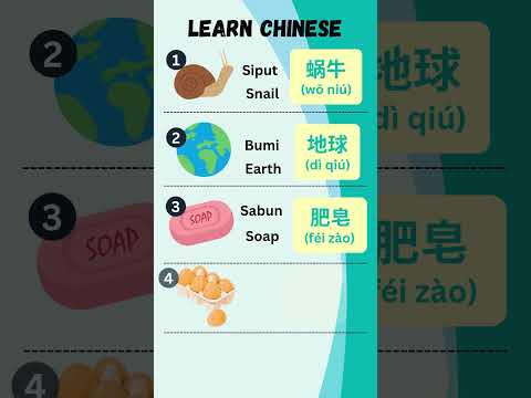 Learn Chinese word together (Part 4) #chineselearning #learning #learn #学习华语
