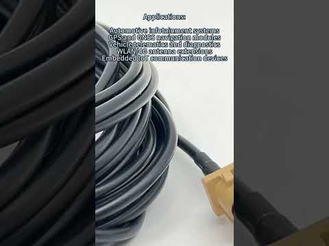 6-meter LMR100 Fakra extension cable Fakra Code C (blue) male to Fakra Code I (beige) coaxial cable