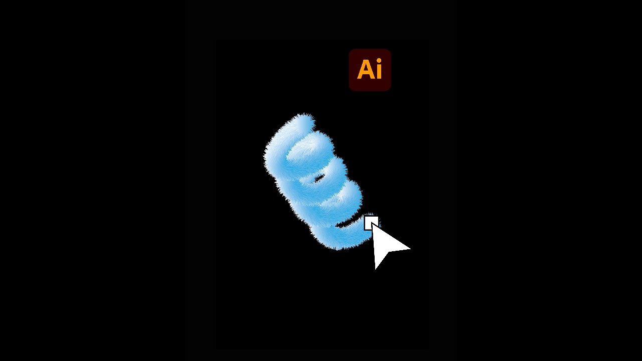 How to Create Realistic 3D Fur Effect in Adobe Illustrator Tutorial | Step-by-Step Tutorial
