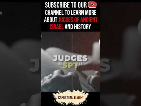 What Did the Word “Judge” Mean in Ancient Israel? #shorts