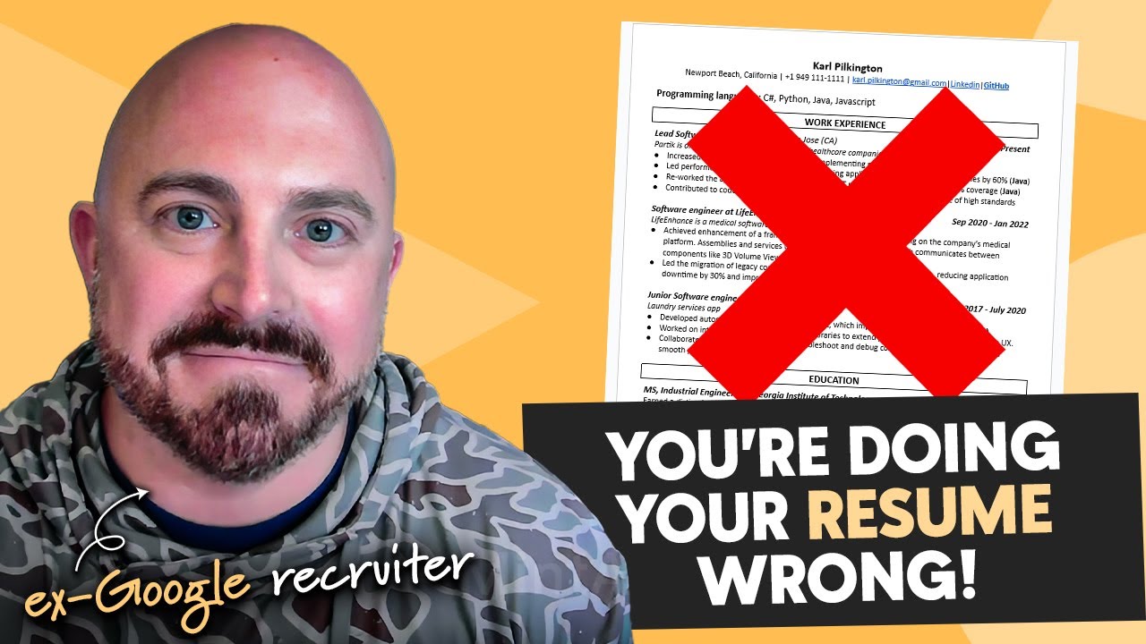Do THIS to improve your RESUME by 20% (ex-Google recruiter can't believe how few people do this)