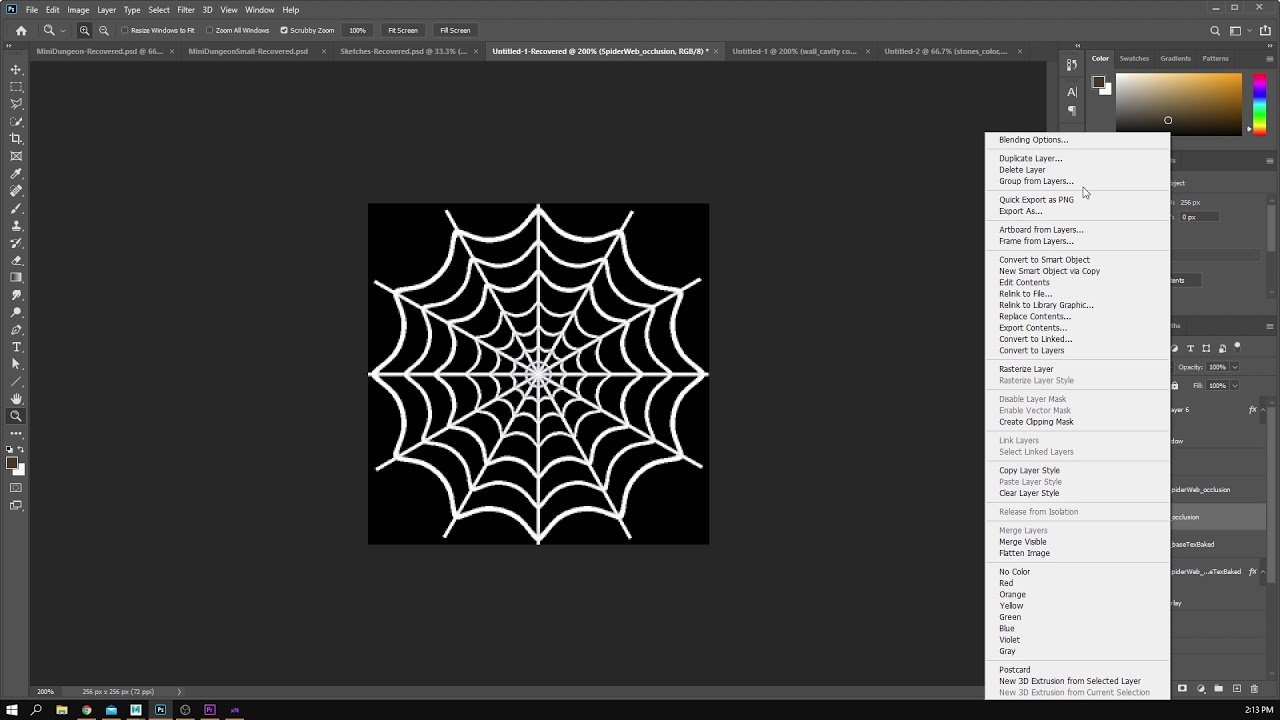 Low Poly Level Creation: Spiderwebs!