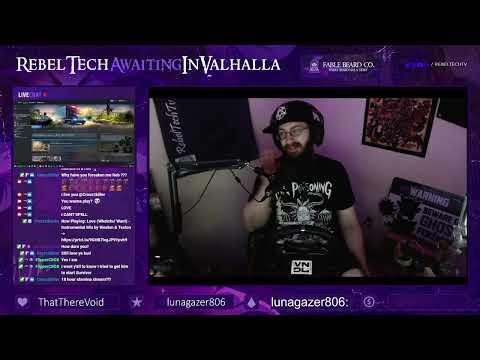 Late for my own stream. | 09/01/23 | #FableBeardCo | #InkPoisoningApparel | #Vandalthreads