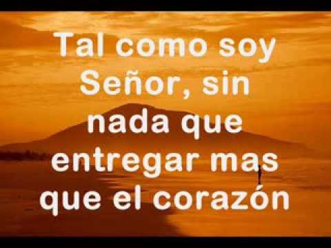 Tal como Soy con letra Jesus Adrian Romero