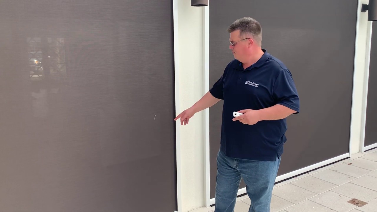 Cleaning Your Retractable Motorized Screens by Roll Screen Solutions