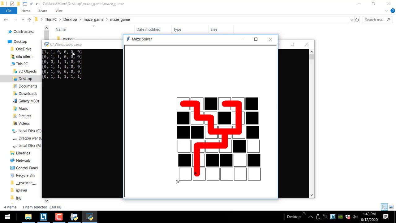 maze runner  with python