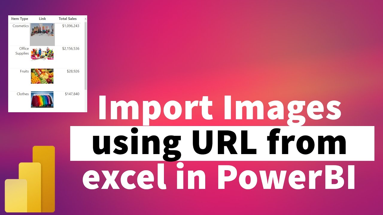 How to Display Images within a Table in PowerBI | MiTutorials