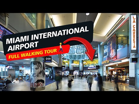 Miami International Airport ✅ FULL WALKING TOUR