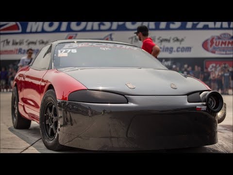 1800-HP Stick-Shift Eclipse Runs 7s in the Quarter-Mile - DSM Drag Car