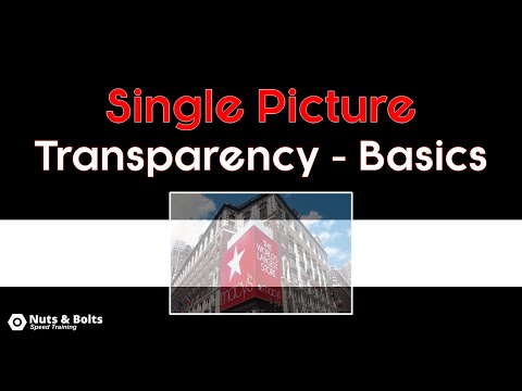 How To Make a Transparent Picture in PowerPoint (it's weird...but it works)