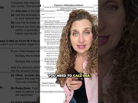 How to fill out a W4 for beginners #accounting #taxseason