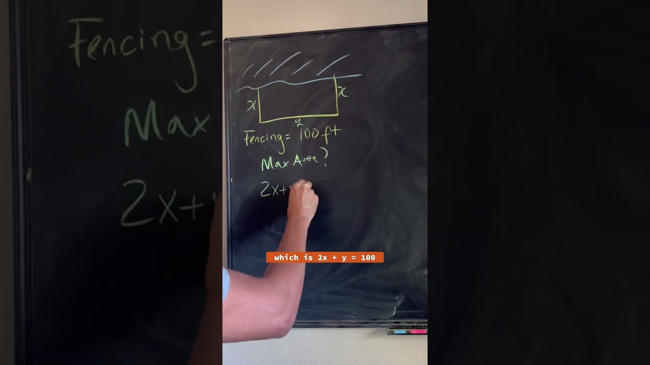 Practice This Real-World Calculus Optimization Problem #shorts