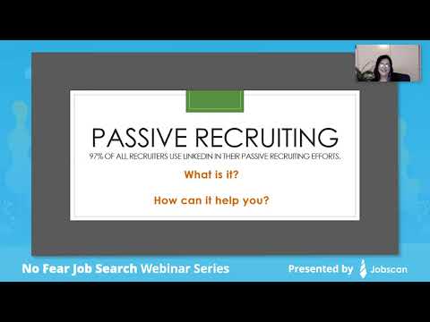 Webinar: How to Make Your LinkedIn Profile a Recruiter Magnet w/ Victoria Ipri | No Fear Job Search