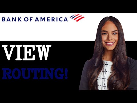 How To Find Routing Number On Bank Of America App (2025)