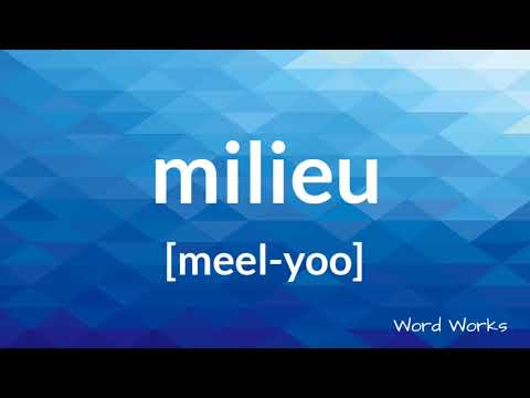 HOW TO PRONOUNCE MILIEU