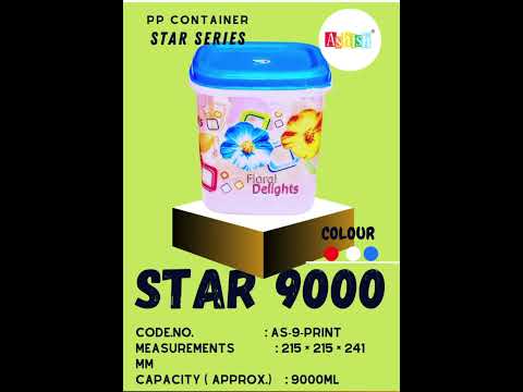 Plastic Containers For Kitchen - Star Containers 9000 Foils Print ...