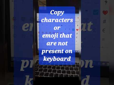 Copy characters or emoji that are not present on keyboard #shorts #youtubeshorts