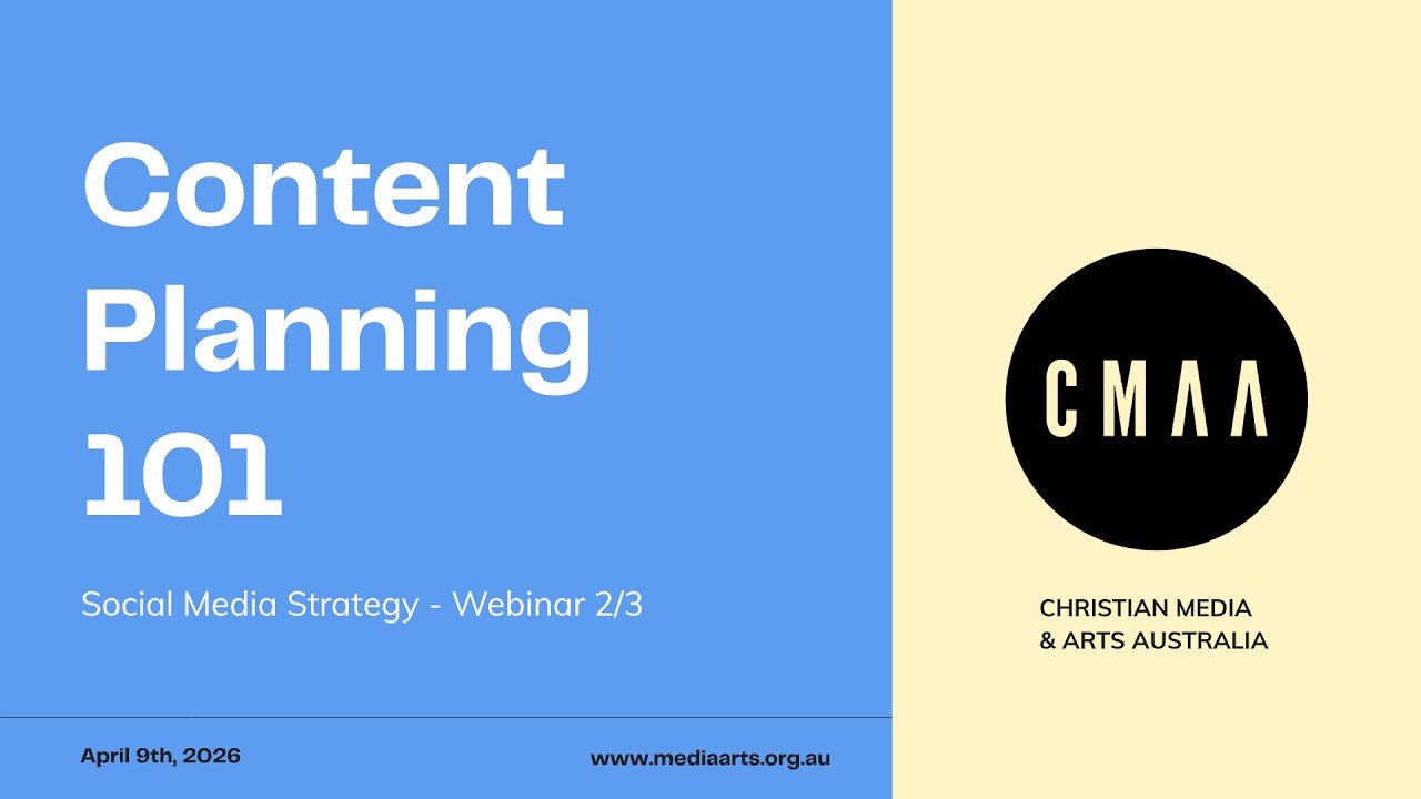 Content Planning 101 - Webinar 4