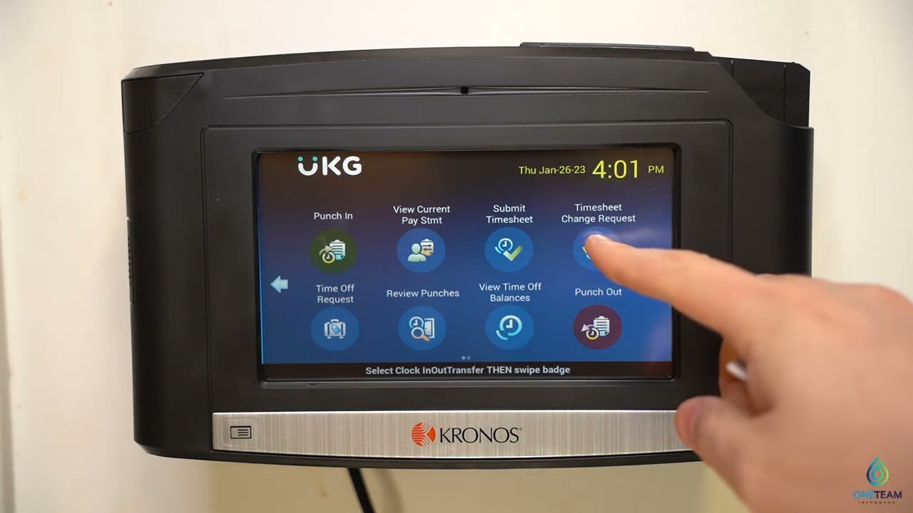 How to Use Kronos Time Clock