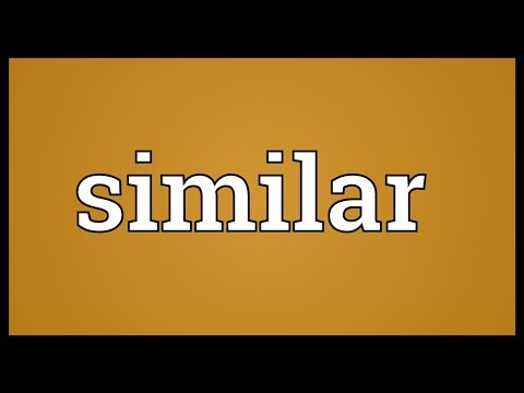 Similar Meaning