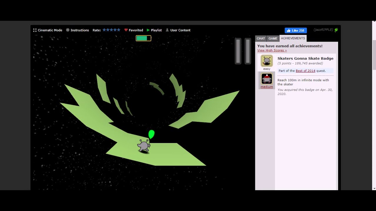 Run 3- Memory Test Achievement