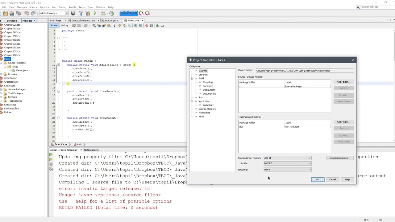 Java Netbeans - Error: LinkageError occurred while loading main class