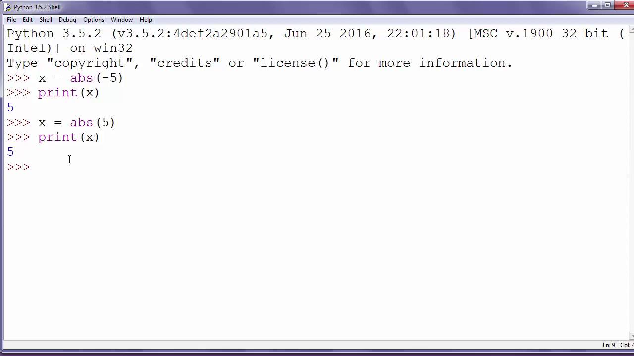 How to use Function abs() in Python - Absolute Value function in Python 3