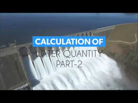 What is Cusec in water measurement?- Calculation of water Quantity Part-2