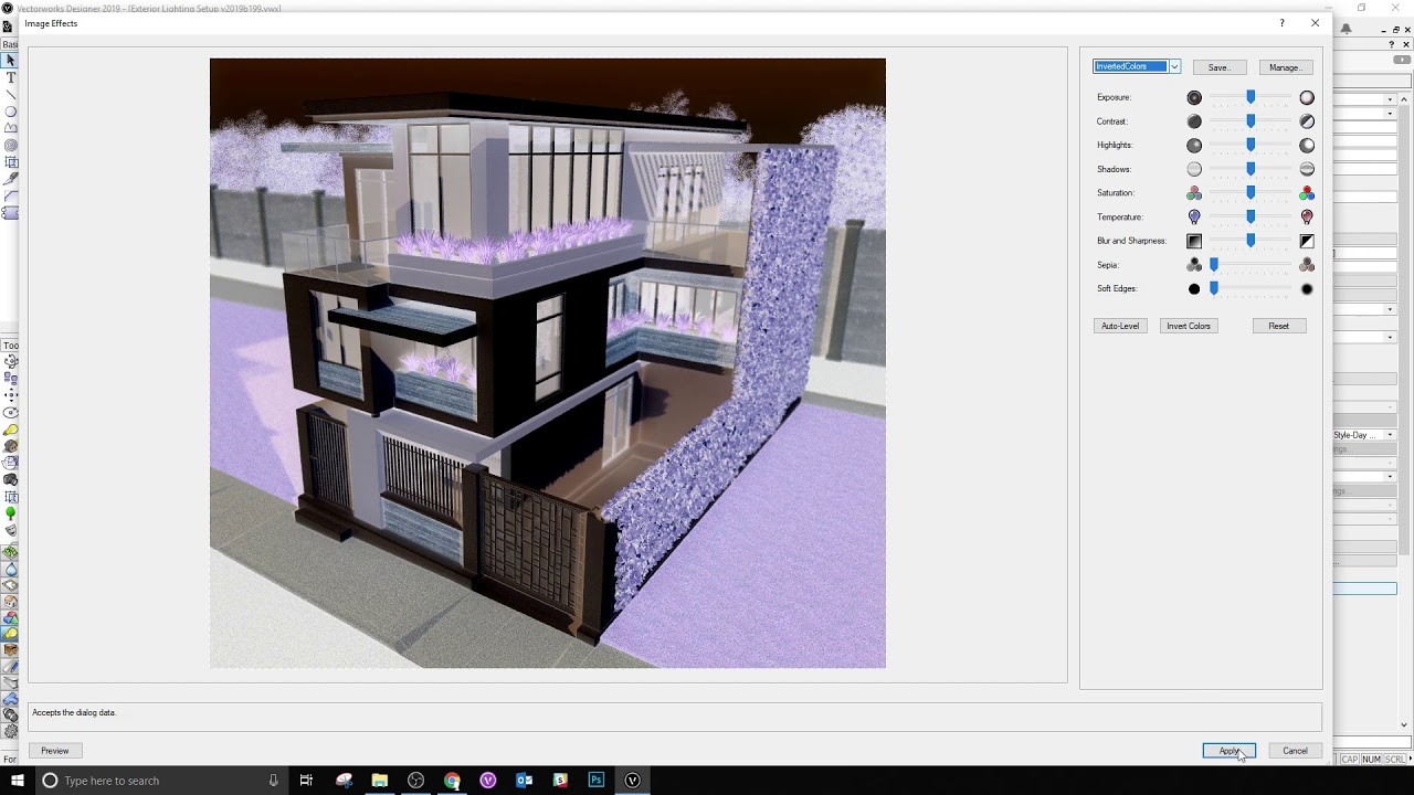 Teaser – Image Effects for Vectorworks 2019