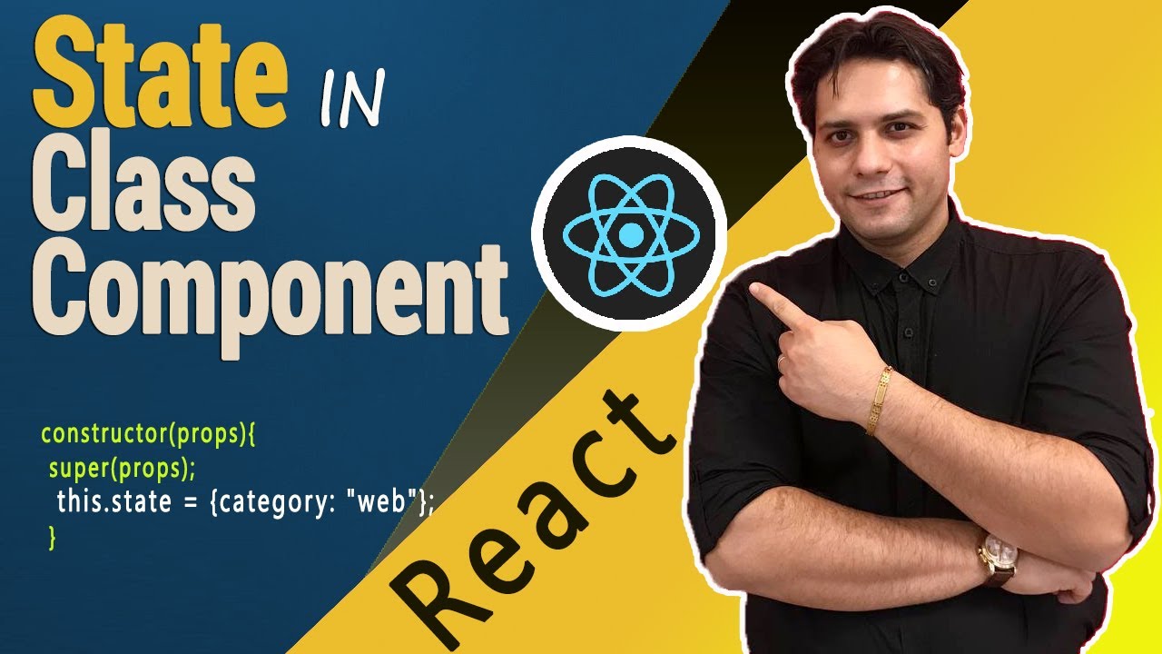 React Class Component State - React Tutorials 2022 with simple examples