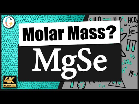 How to find the molar mass of MgSe (Magnesium Selenide)