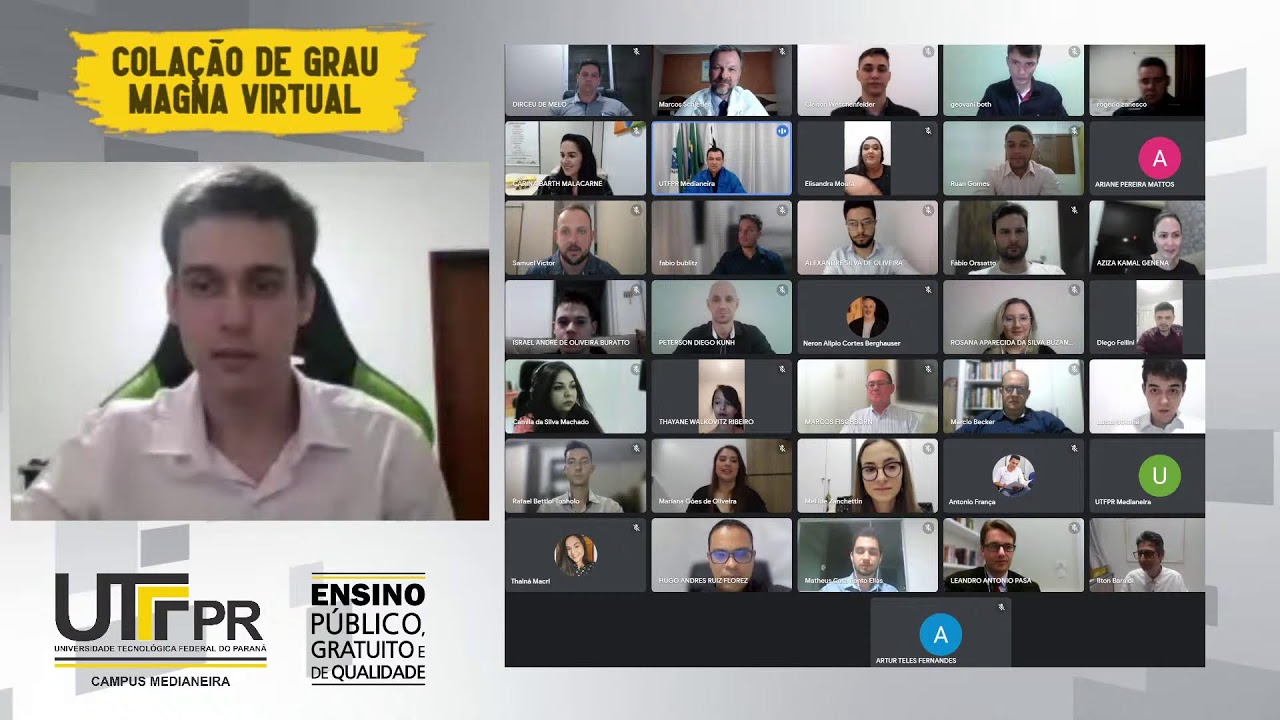 Solenidade de formatura magna (virtual) | 26/10/2021